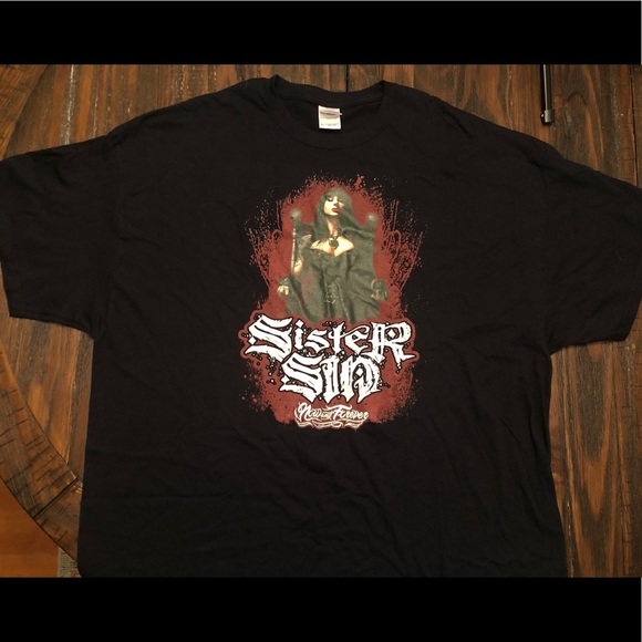 Shirts | Sister Sin Heavy Metal Tshirt | Poshmark
